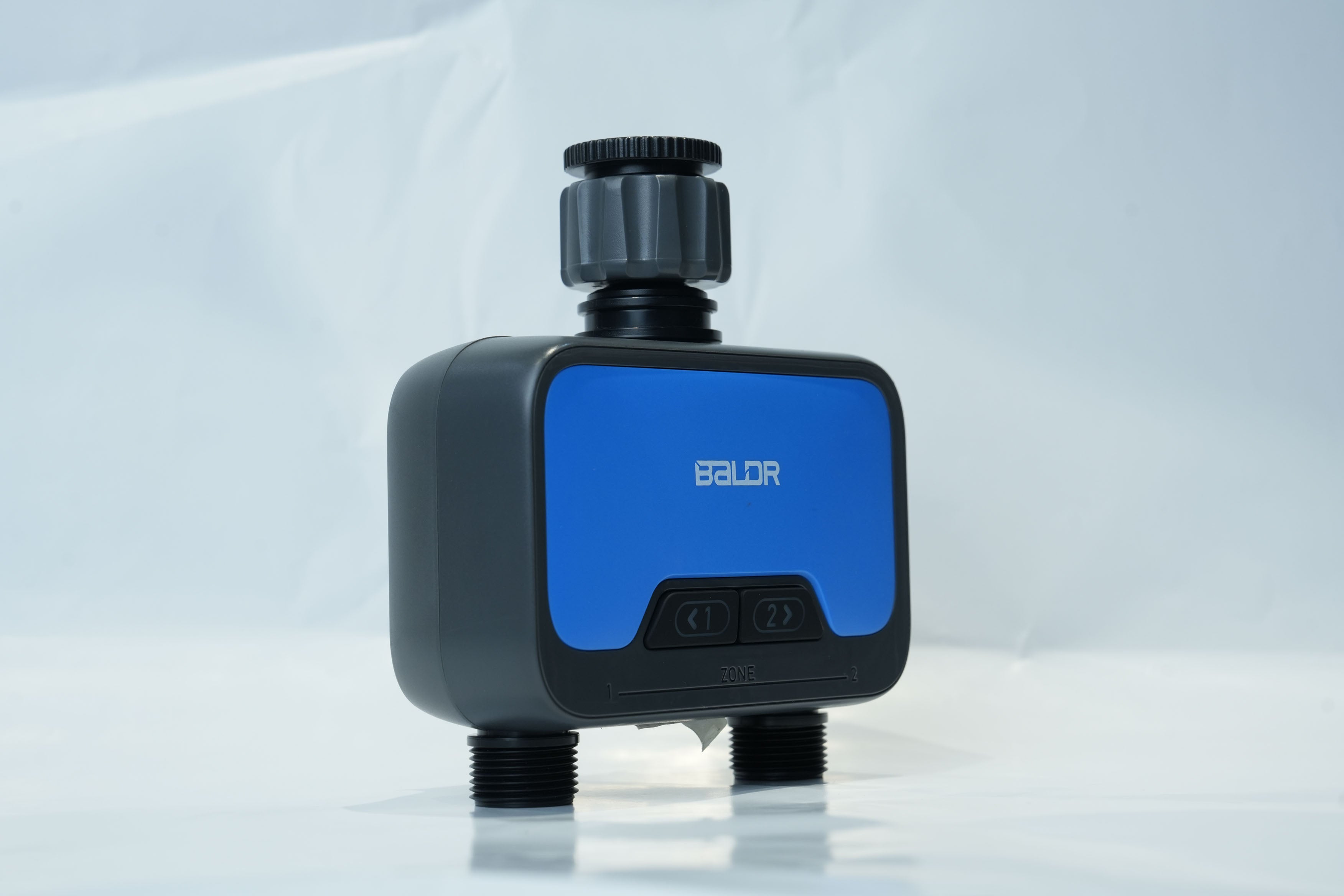 BALDR Bluetooth Water Timer: Smart irrigation with rain delay.